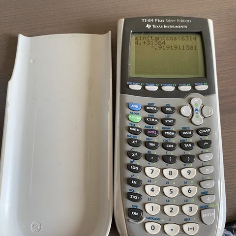 Texas Instruments TI-82 STATS lommeregner blå | DBA