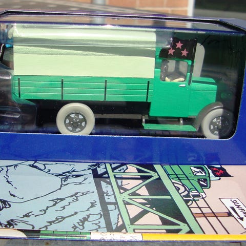 Tintinbil nr. 62 - Alcazar´s truck Chevrolet 6400 - - med "ægthedsbevis ...