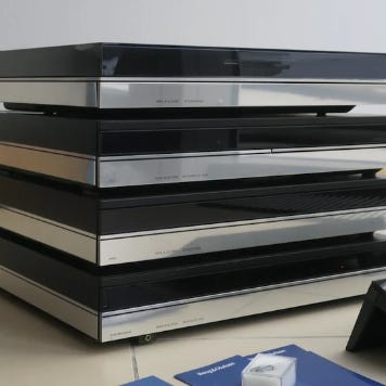 B&O BEOSYSTEM 6500 I 4 DELE - I SORT/CROM ELLER HVIDT - 6 MDR. 100% GARANTI | DBA