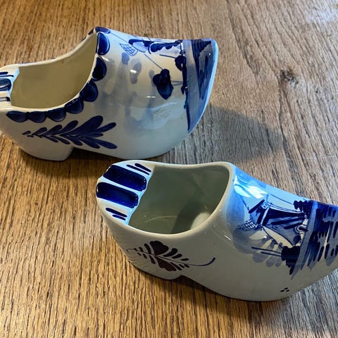 Delfts Blue, træsko | DBA