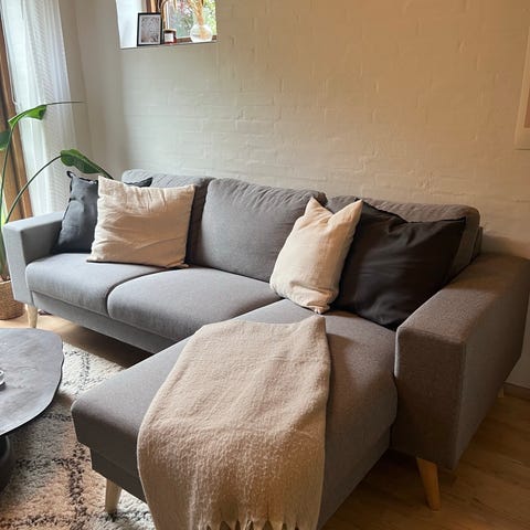 3 mands sofa med ekstra midterdel | DBA