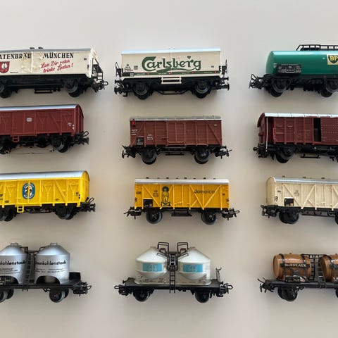 Märklin 4 stk. vogne fra Shell Messezug sæt 4290 | DBA