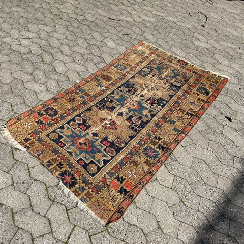 Caucasian Lesghi-stjerner. - Tæppe - 296 cm - 119 cm | DBA