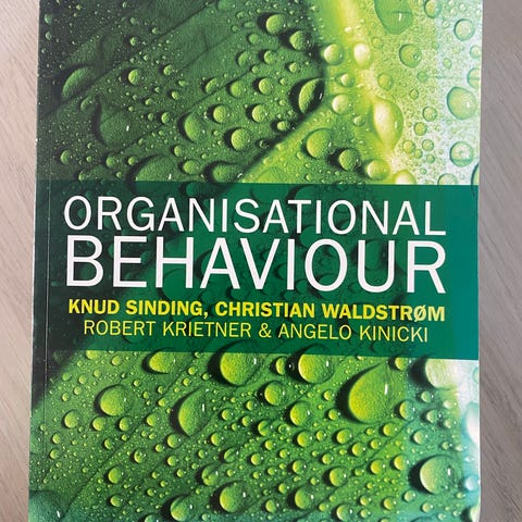 Organisational Behaviour Af Knud Sinding, Robert Kreitner og Angelo ...