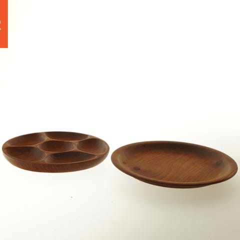 4 runde træfade af akacietræ | DBA