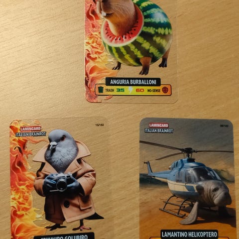 Italian brainrot kort | DBA