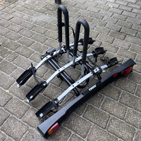 Cykelholder til anhængertræk. Thule til 2 cykler | DBA