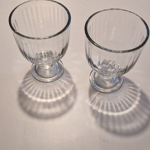 Sæt isdessertglas (str. 12x11,5 cm) | DBA