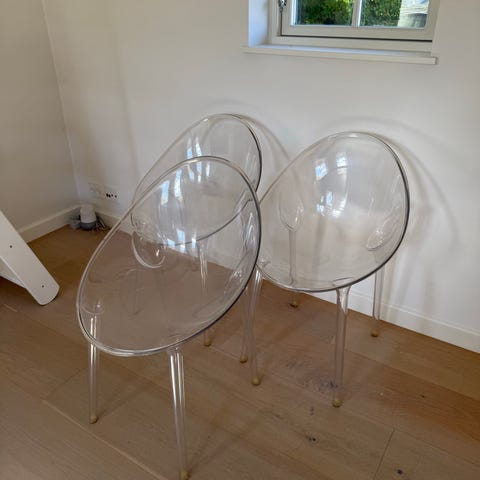 Kartell Louis Ghost stol klar plast | DBA