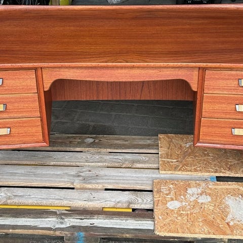 Kai Kristiansen Teak Writing Desk – Model 54 (1950s) | DBA