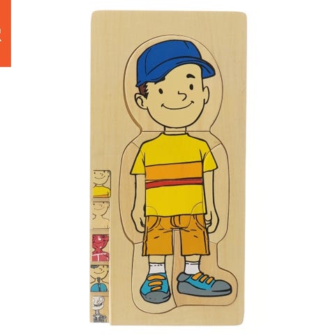 Træpuslespil til børn (str. 30x30 cm) | DBA