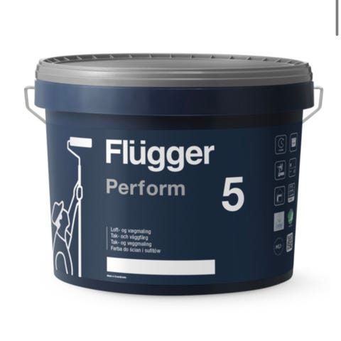 Flugger / Flügger uåbnet vådrumsmaling i oat | DBA