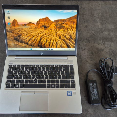 HP EliteBook 840 G5 bærbar - i5-7200U 2.50 GHz CPU, 16 GB ram, 256 GB ...