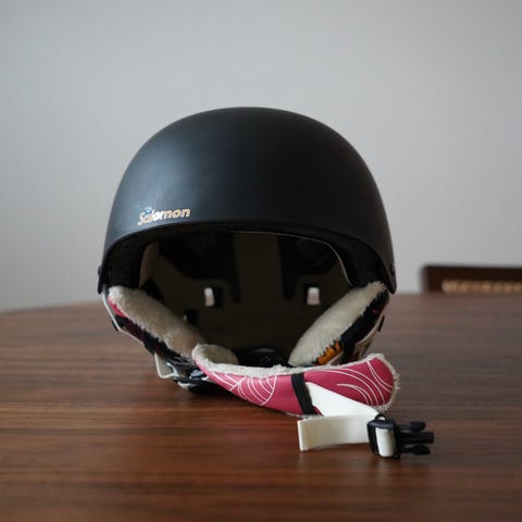 Salomon skihjelm + skibriller | DBA