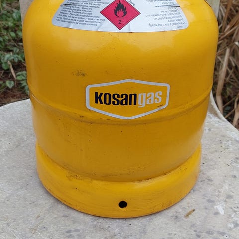 10 kg Tom letvægts gasflaske | DBA