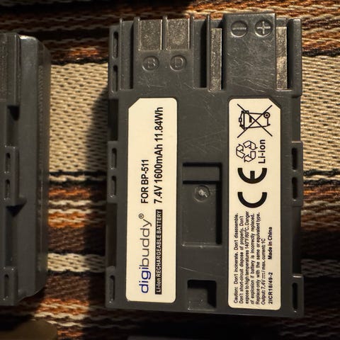 Divs. Batterier til canon spejlrefleks kameraer | DBA