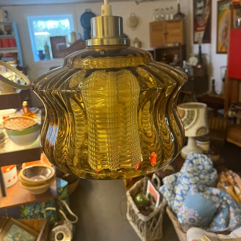 Carl Fagerlund Messing Glas Pendel | DBA