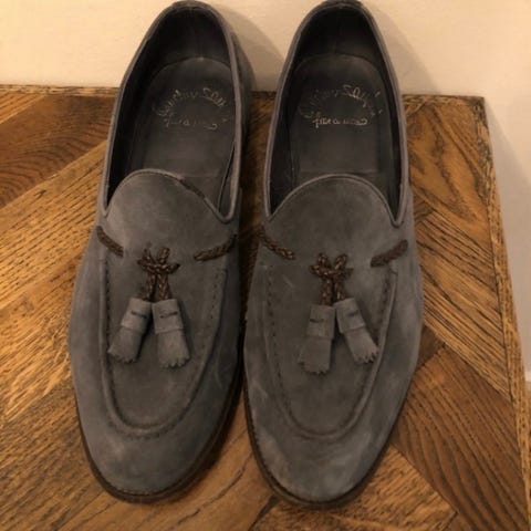 Santoni x Rose & Born – Brune ruskinds loafers | DBA