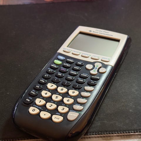 Texas Instruments TI-82 STATS lommeregner blå | DBA