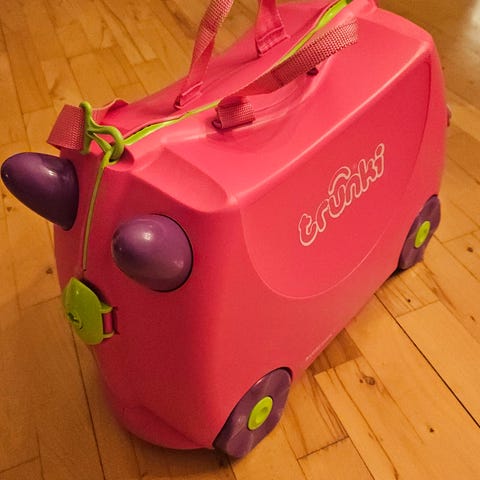 Trunki børnekuffert tiger orange plast | DBA