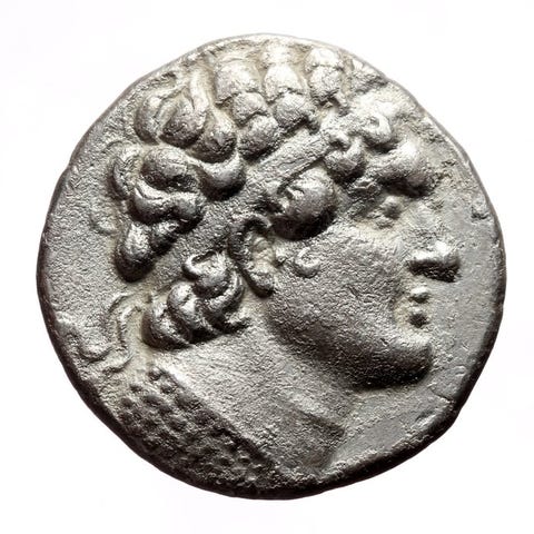 Ptolemæerriget. Kleopatra III and Ptolemy IX Soter II (Lathyros) (116 ...