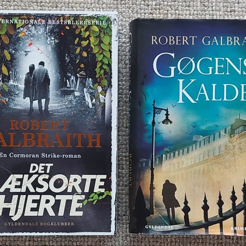 Robert Galbraith - 4 bøger om Cormoran Strikes | DBA