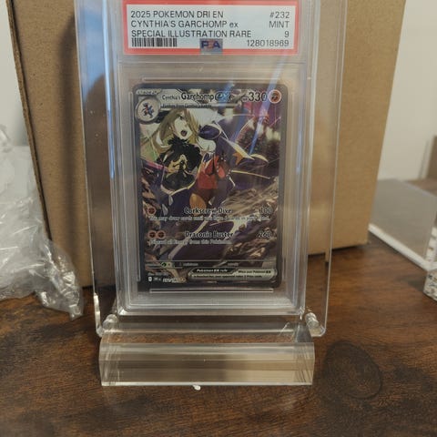 Pokémon Cynthia's Garchomp EX Special Illustration Rare kort | DBA