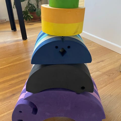 5 stk- cubes with animals inside | DBA