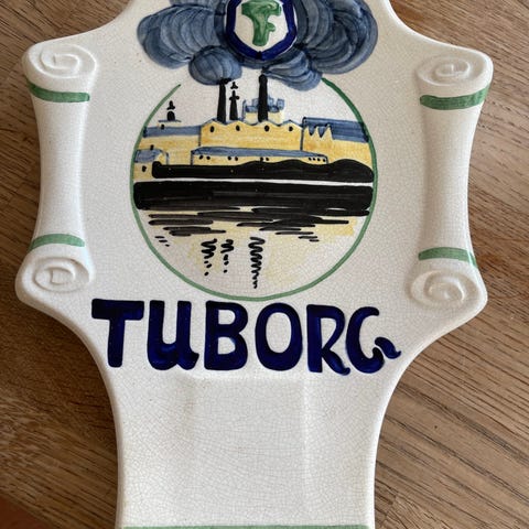 Rob Otten - Tuborg Beer reklamepanel fra 1974 - Reklameplakat - Papir ...