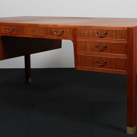 Kai Kristiansen Teak Writing Desk – Model 54 (1950s) | DBA