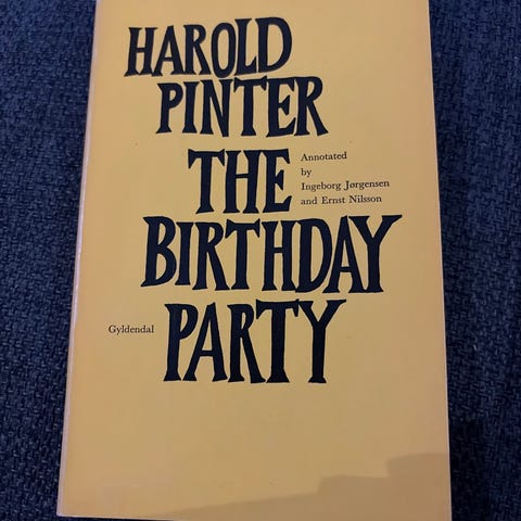 Harold Pinter The Birthday Party | DBA