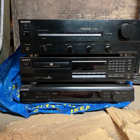 Sony anlæg med bose højtalere | DBA