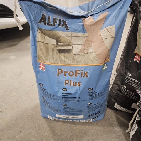 Alfix Cerafill 20, 5kg, lysegrå, fliseklæb | DBA