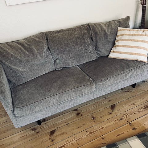 Moleskin Sofa og Lænestol fra Forms Cassia | DBA