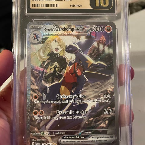 Pokémon Cynthia's Garchomp EX Special Illustration Rare kort | DBA