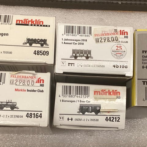 Märklin 4 stk. vogne fra Shell Messezug sæt 4290 | DBA