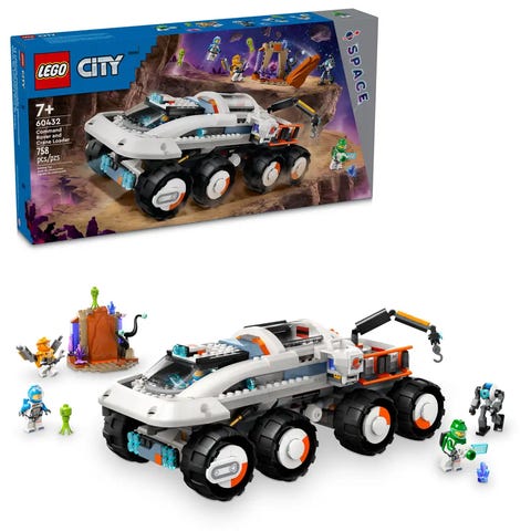LEGO City rumfartsbil med astronaut og parabolantenne - 30315 | DBA