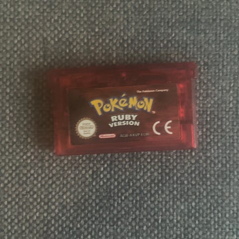 Nintendo - Gameboy Advance - Pokémon Ruby Version (EUR) - Videospil - I ...