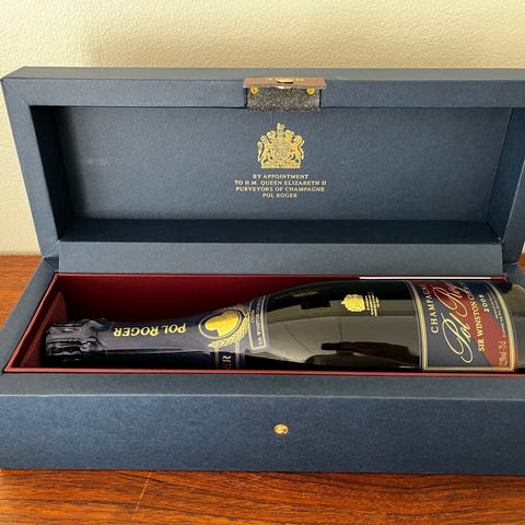 Pol Roger Champagne, Sir Winston Churchill med gaveæske | DBA