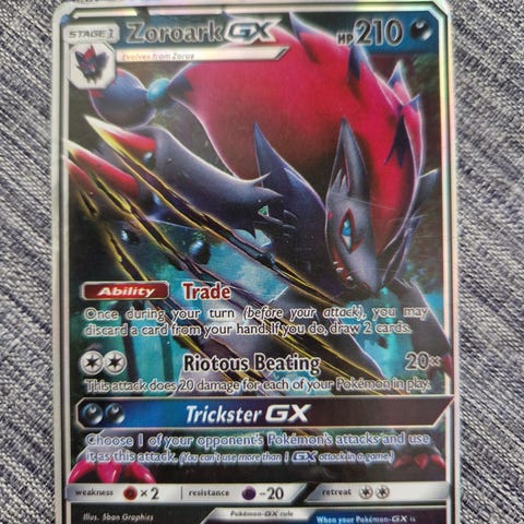 Pokémon Zoroark GX shiny samlekort | DBA