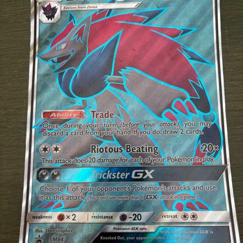 Pokémon Zoroark GX shiny samlekort | DBA