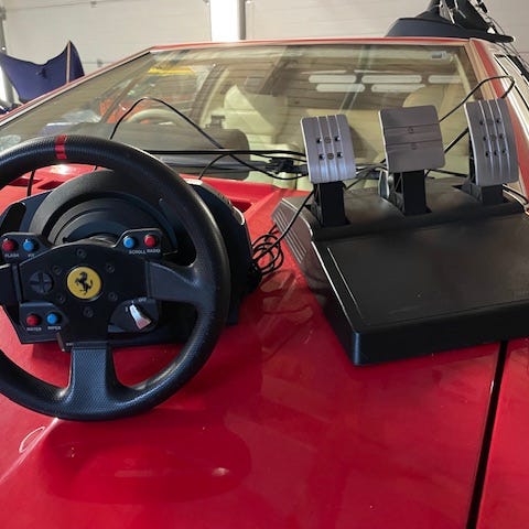 Thrustmaster Ferrari 296 GTB rat og pedal sæt til PlayStation | DBA