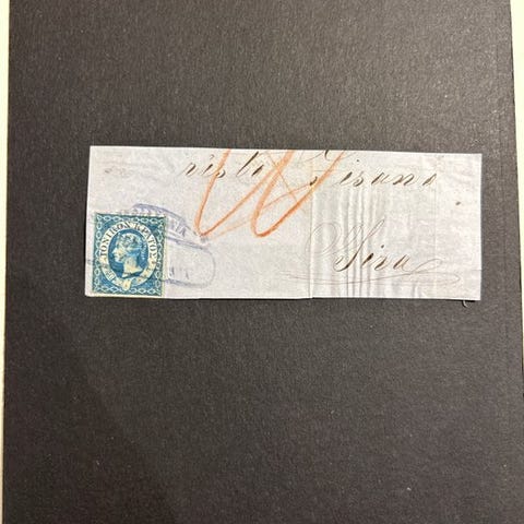 Saint-Pierre og Miquelon 1885 - Første segl med god centrering og nyt ...