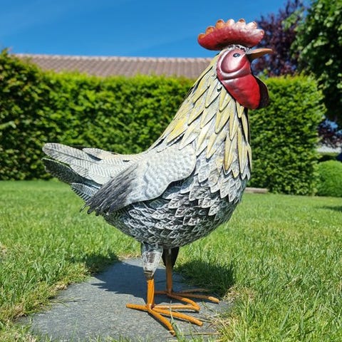 Papegaai - Statuette - Parrot - Metal, Jern | DBA