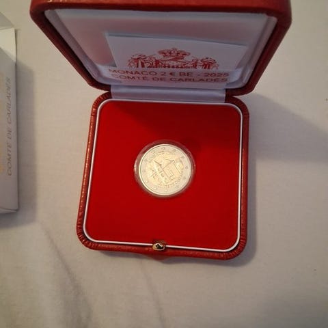Monaco. 2 Euro 2025 "Marquisat des Baux" Proof | DBA