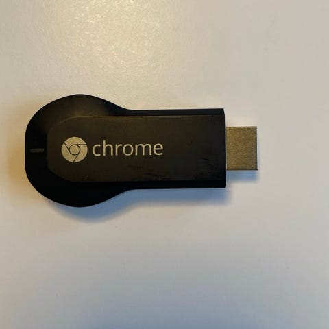Google Chromecast med Google TV streaming-enhed sort | DBA