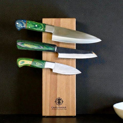 Set of FOUR, Hand-Forged with Old & dual polish Steel, Japanese Style ...