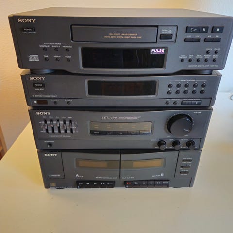 Sony anlæg med bose højtalere | DBA