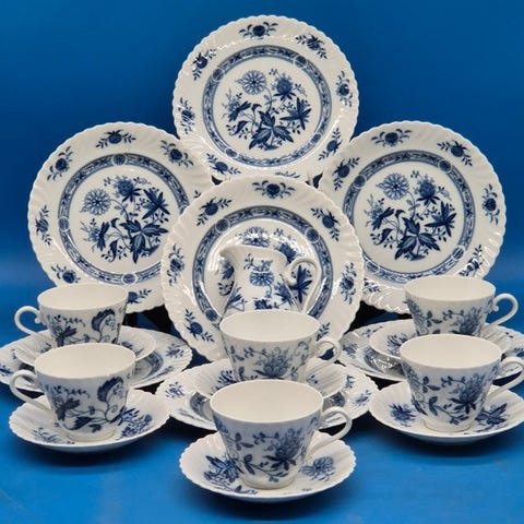 Kaffesæt - AK Kaiser – Versailles – Echt Kobalt – Porzellan - Porcelæn ...