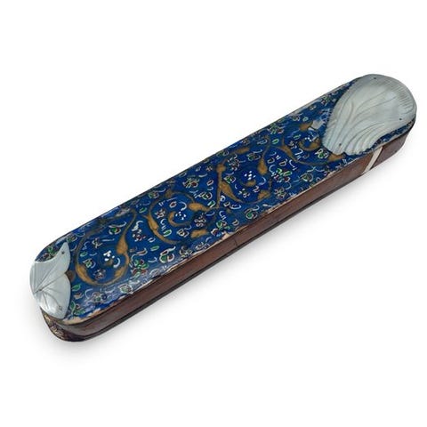 Messing Hookah-hoved (Sar-e Qalyan), - Messing, turkis | DBA